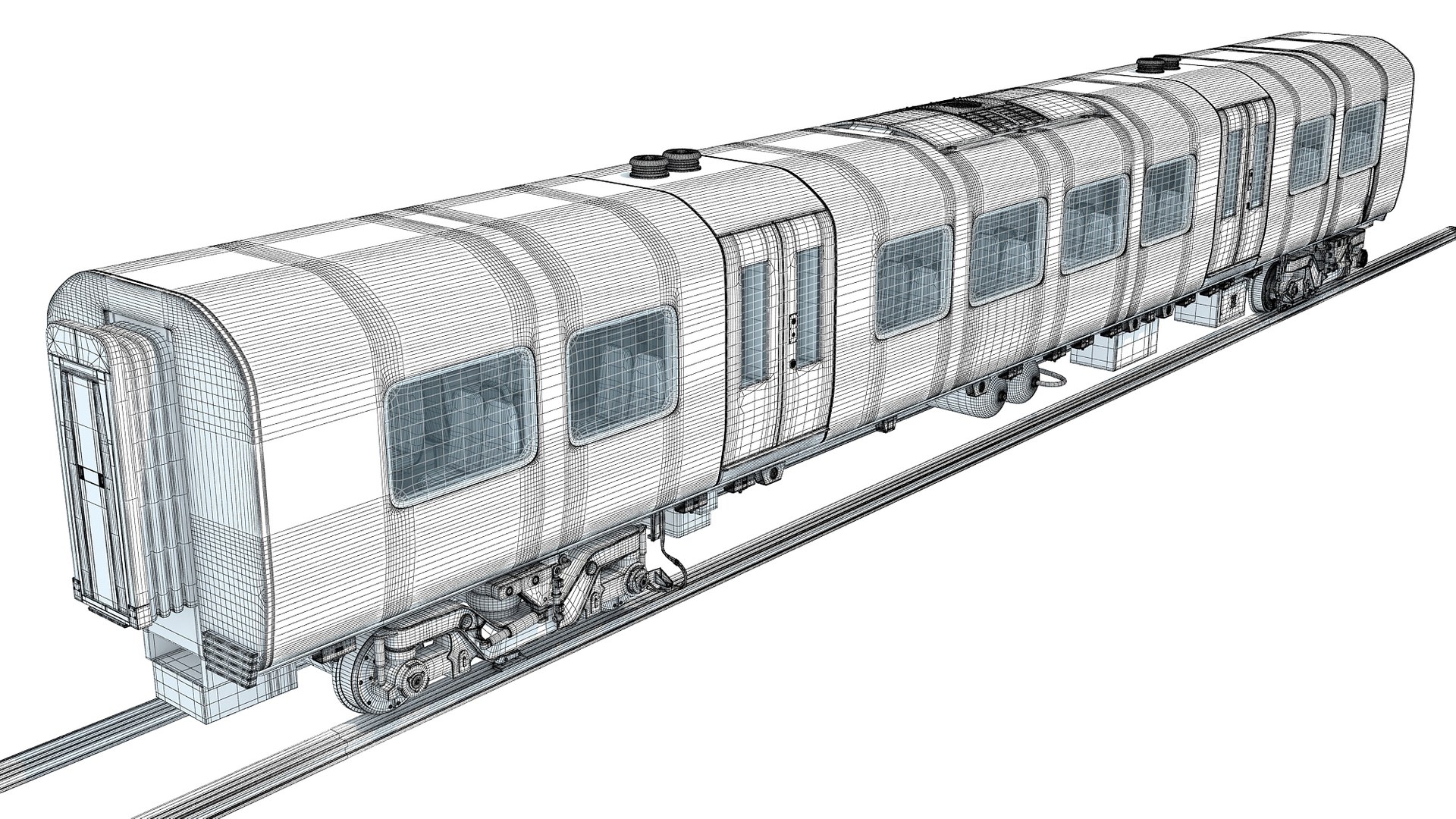 British Train Passenger Car 3D - TurboSquid 1504433