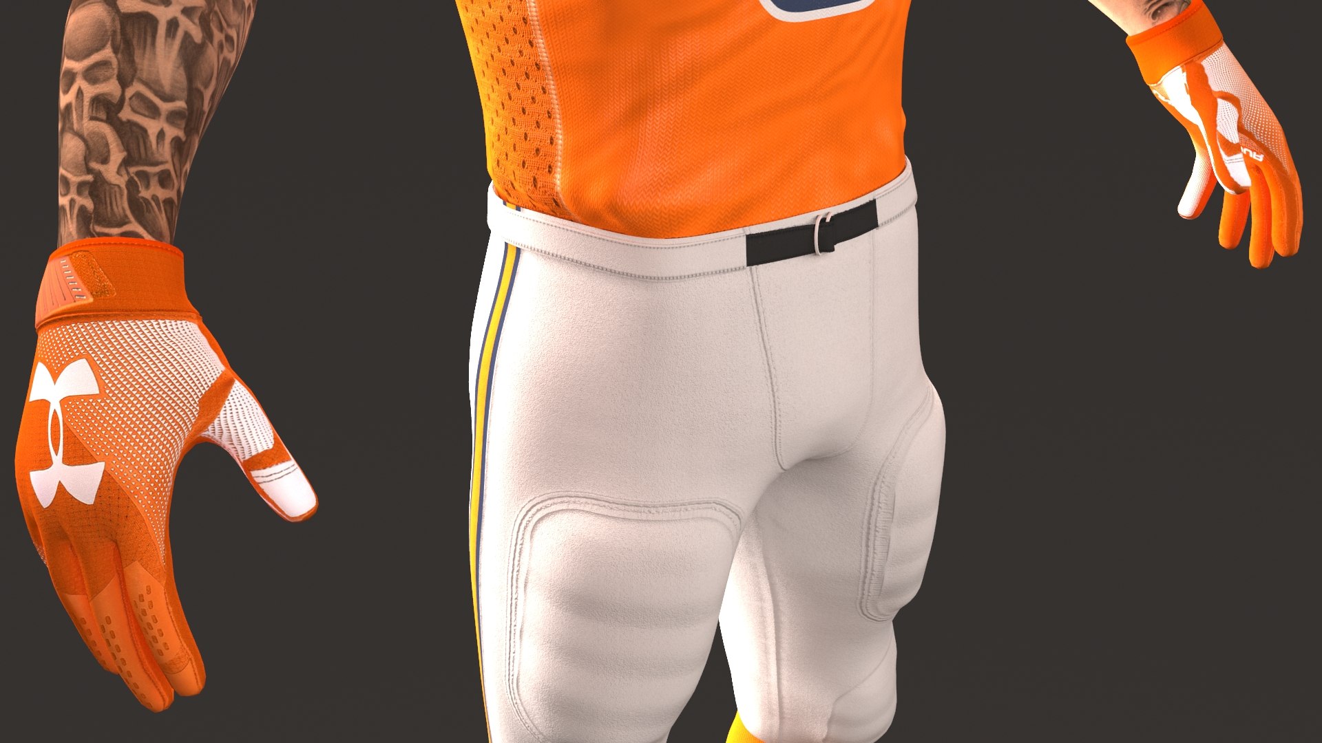 3D Rigged Football Player 2020 - TurboSquid 1549739