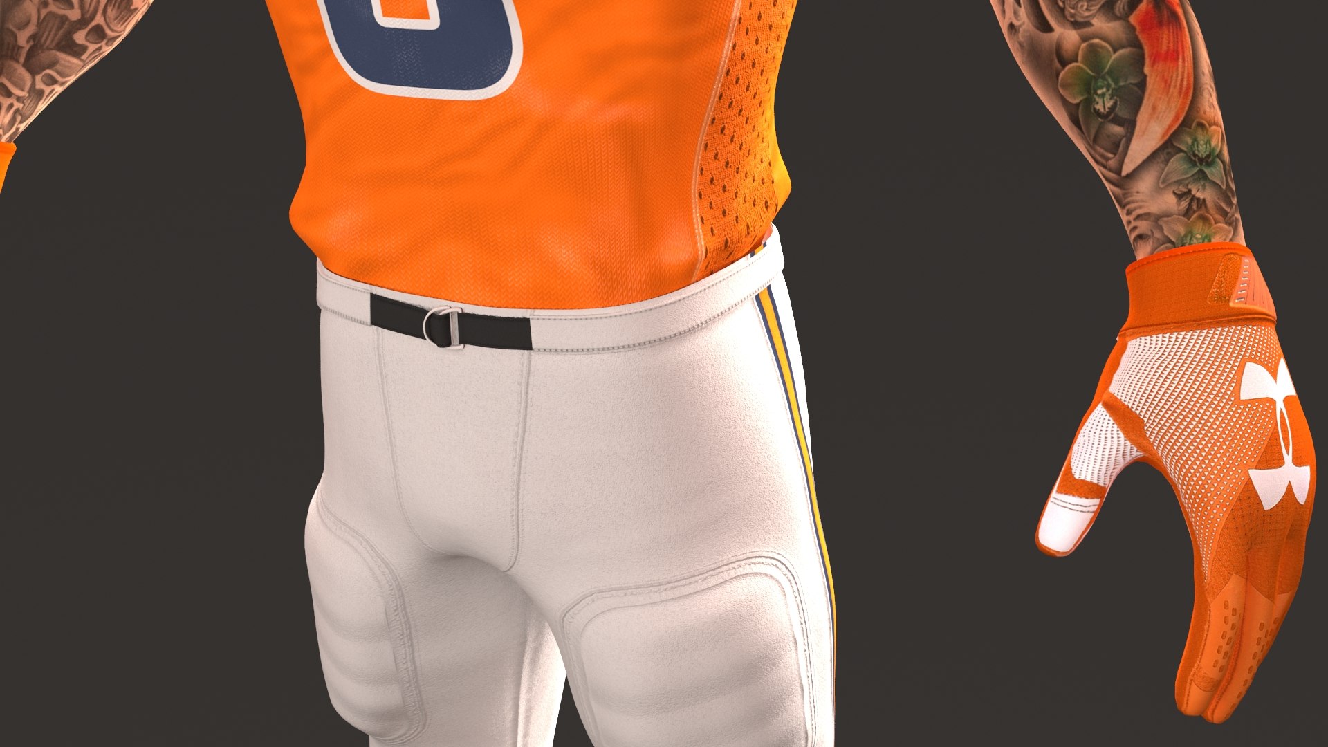 3D Rigged Football Player 2020 - TurboSquid 1549739