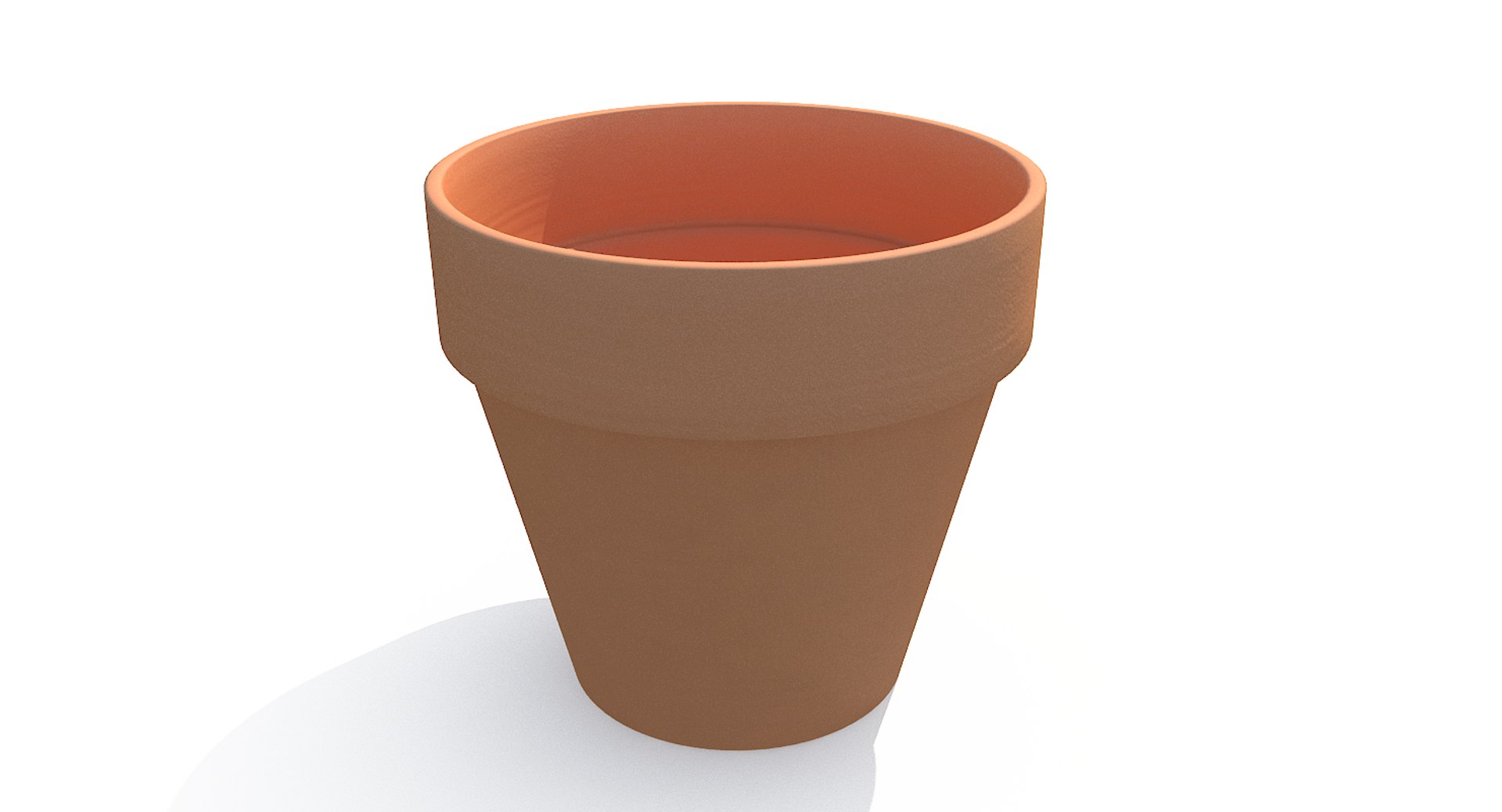3d Terracotta Pot Model