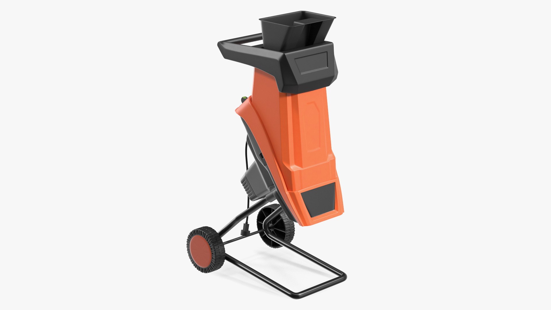 Compact Electric Wood Chipper Orange 3D model - TurboSquid 2166924