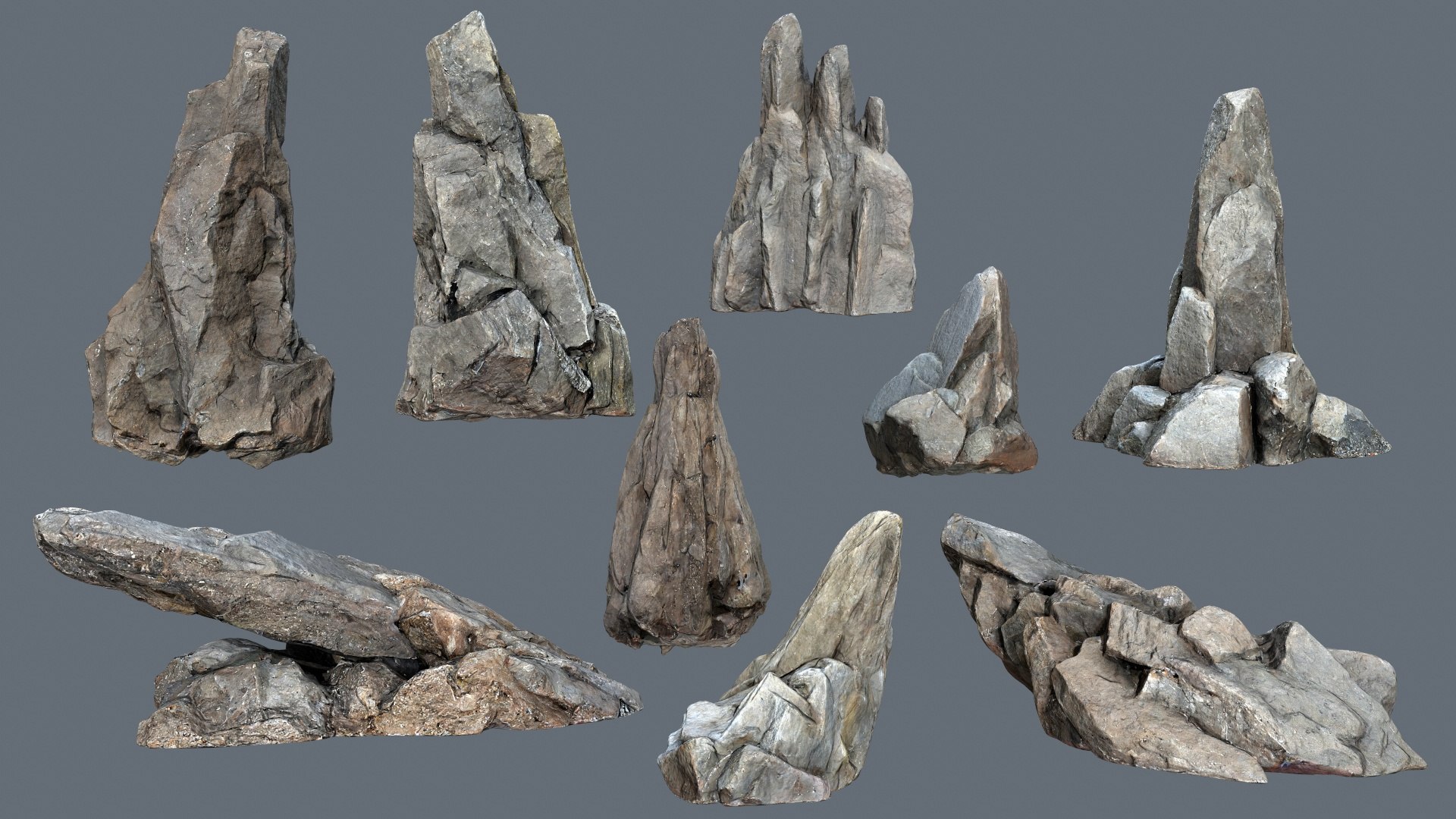3D River Stone - TurboSquid 2209509