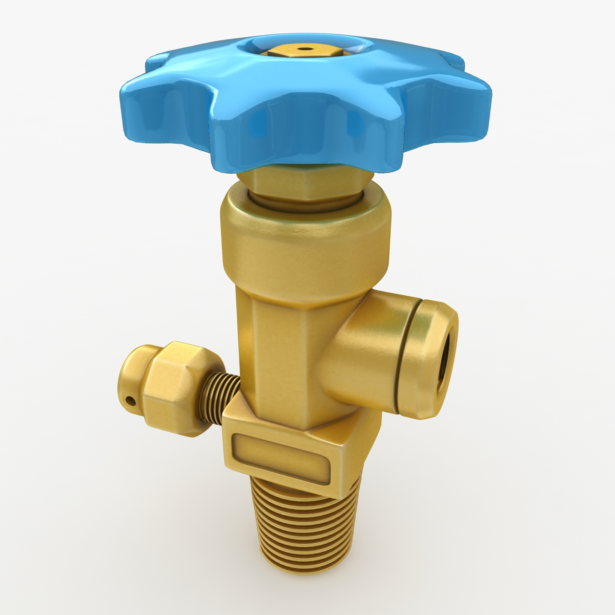 3d gas valve model