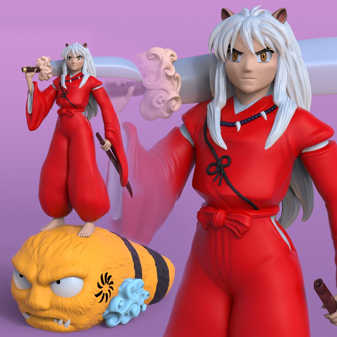 Inuyasha 3D Model - TurboSquid 2355124