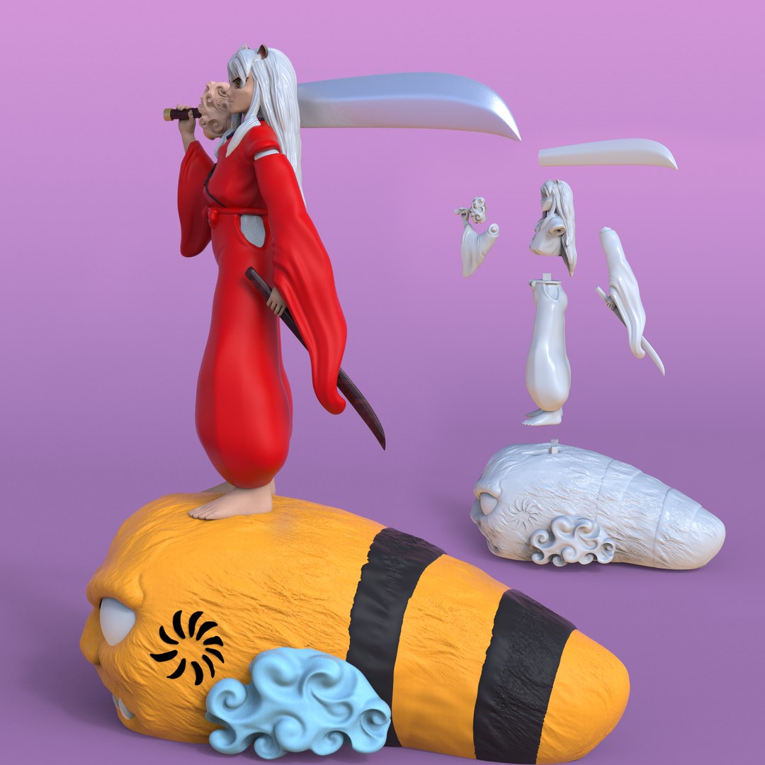 Inuyasha 3D Model - TurboSquid 2355124