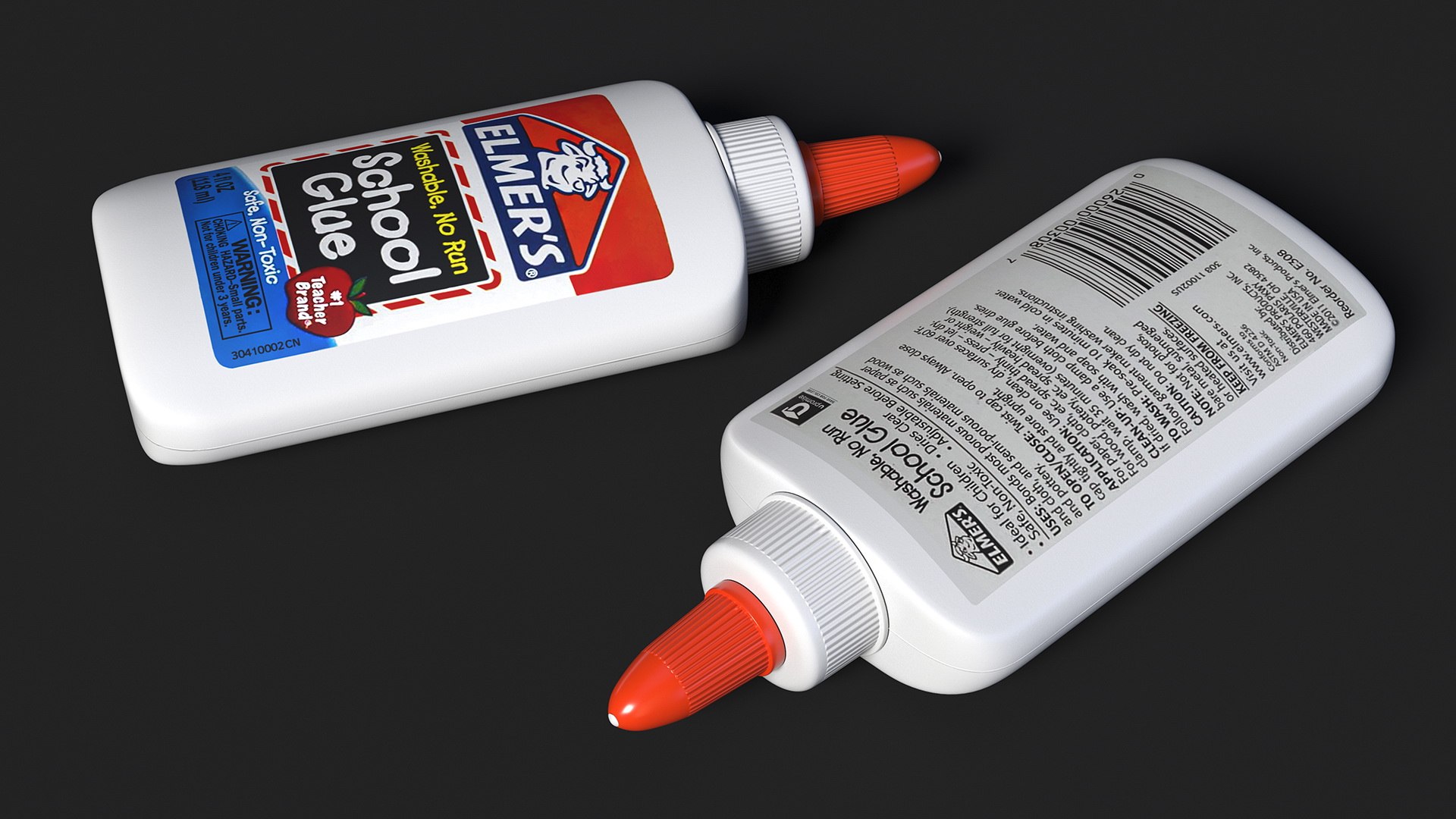 3D Elmers Liquid School Glue 4 Oz Model - TurboSquid 2153016