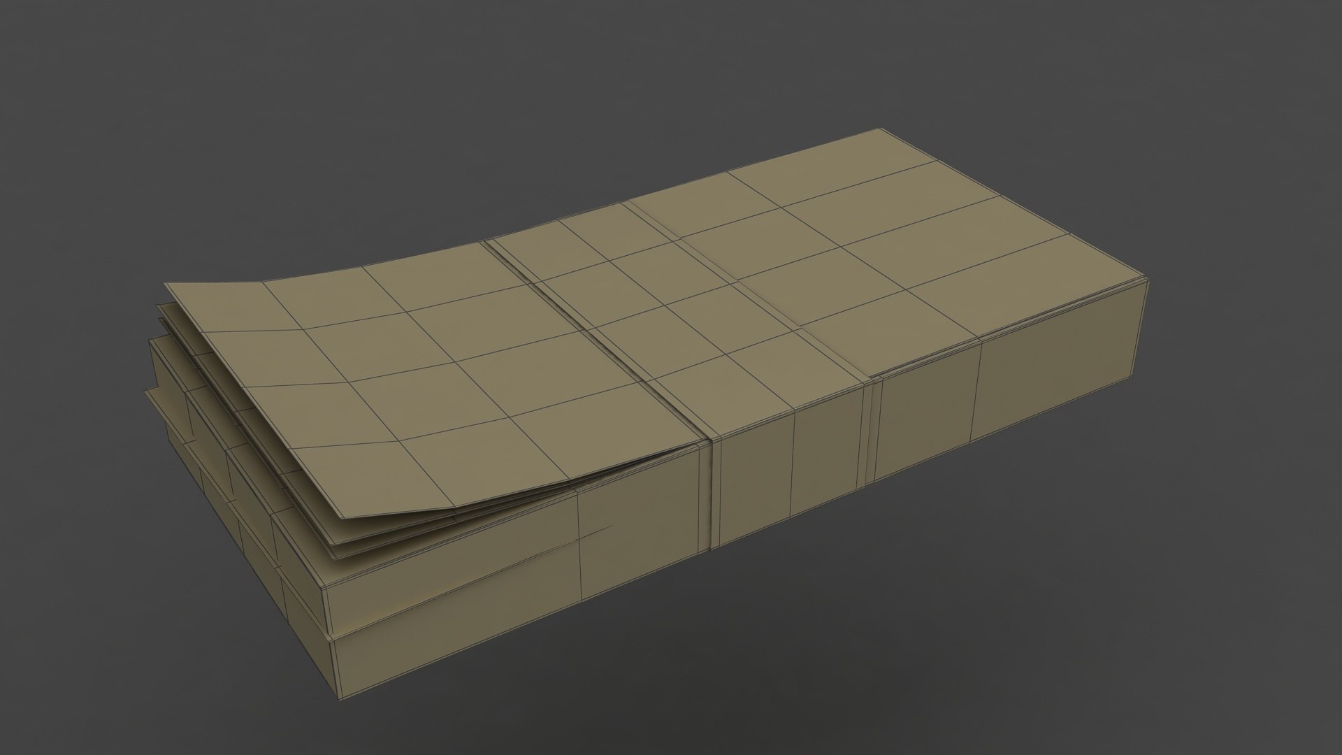 3D Cartoon Money Bill Stack - TurboSquid 2016532