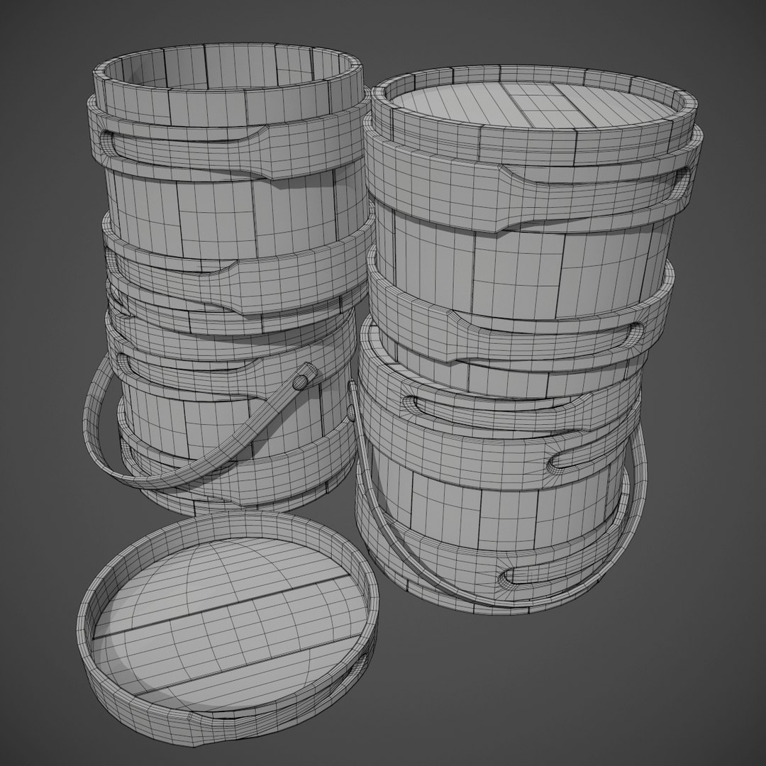 Bucket 02 3D - TurboSquid 1880481