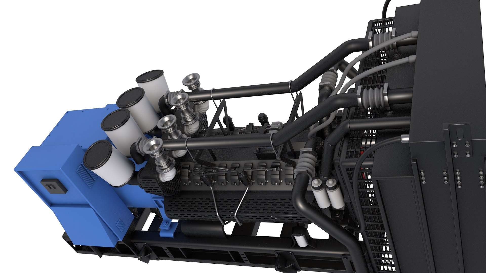 Industrial Diesel Generator 3D Model - TurboSquid 2262743