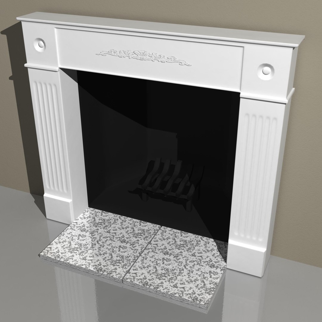 Fireplace Mantle 3d Model