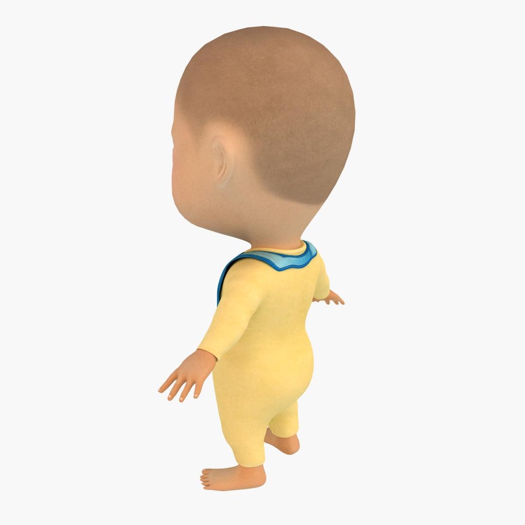 3d Kid Child Model