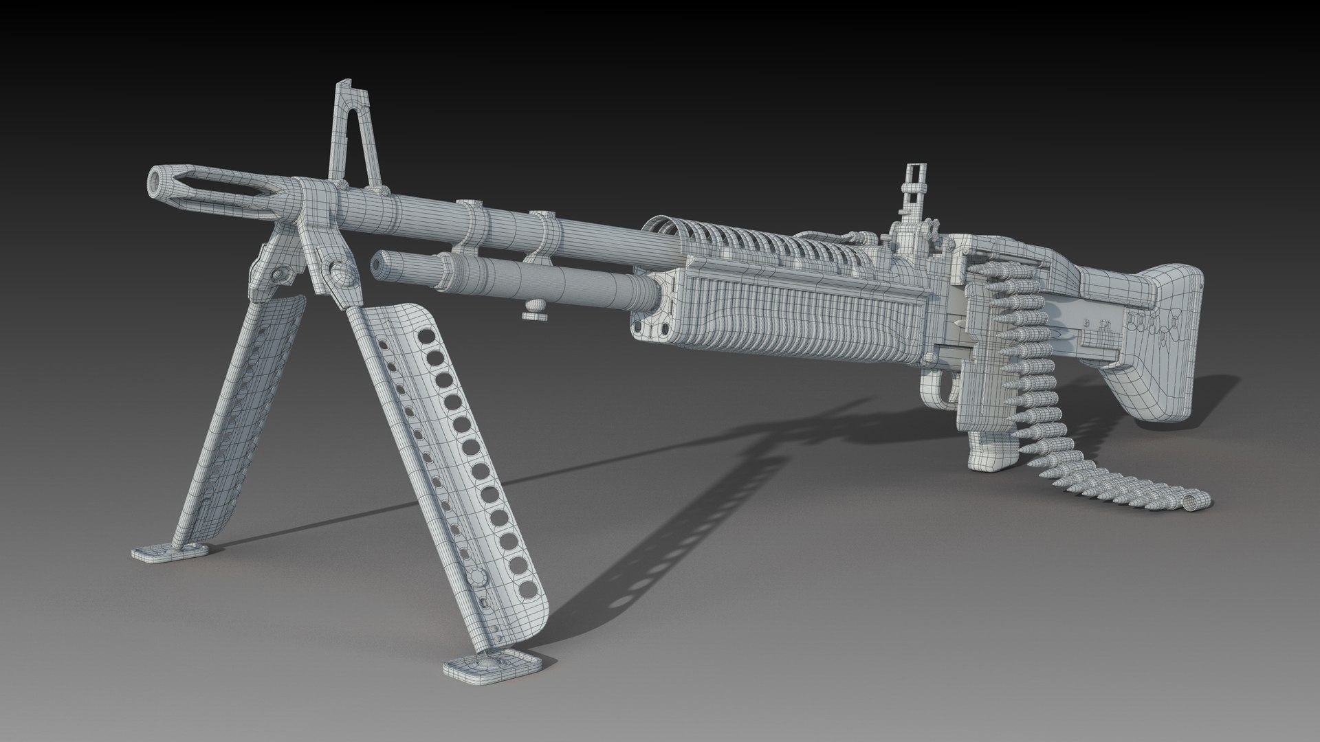 3D M60 Machine Gun - TurboSquid 1467184