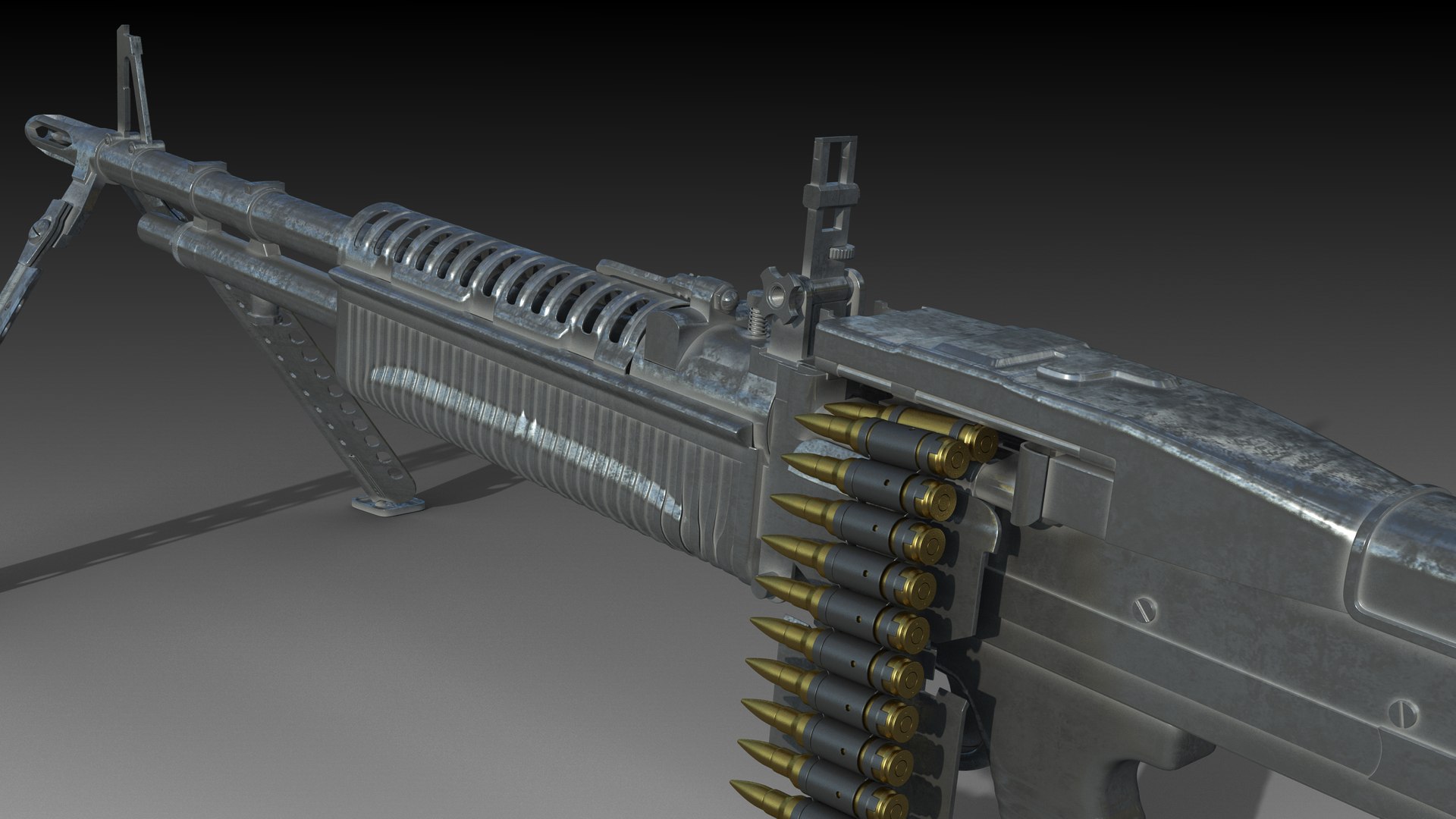 3D M60 Machine Gun - TurboSquid 1467184