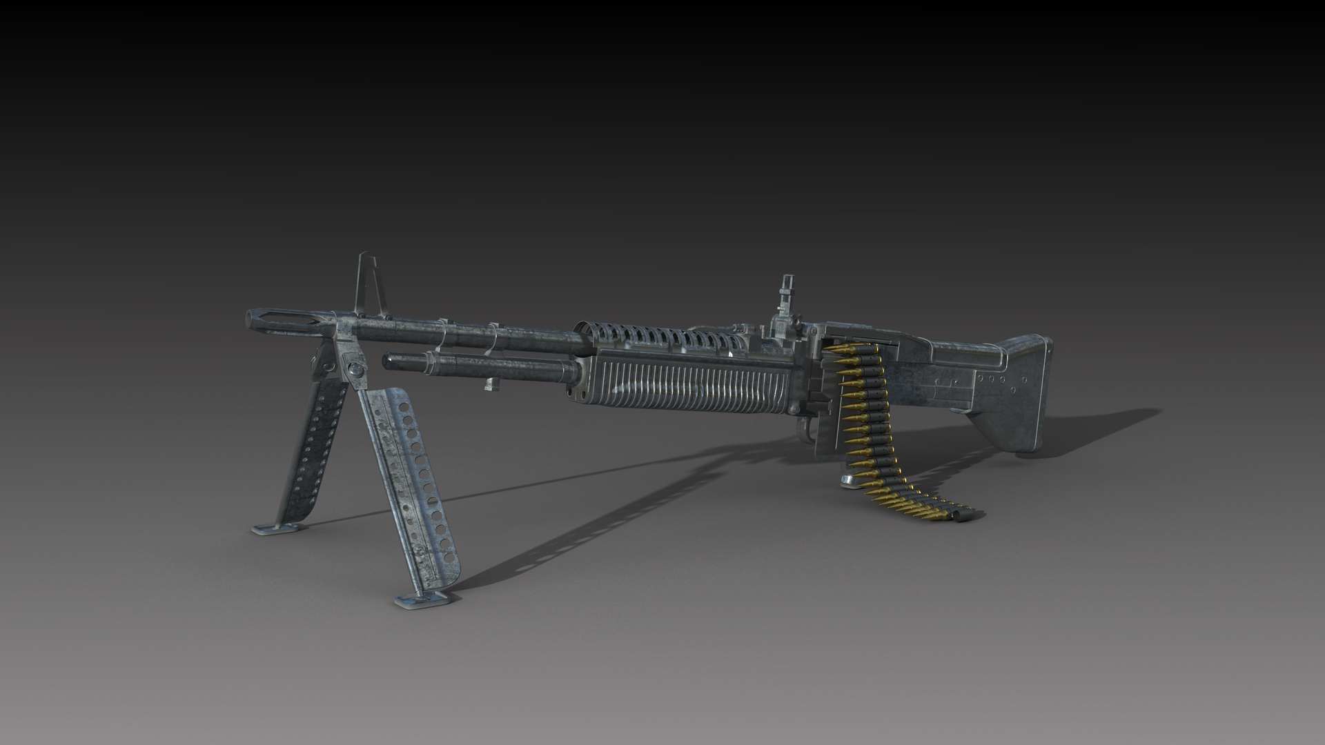 3D M60 Machine Gun - TurboSquid 1467184