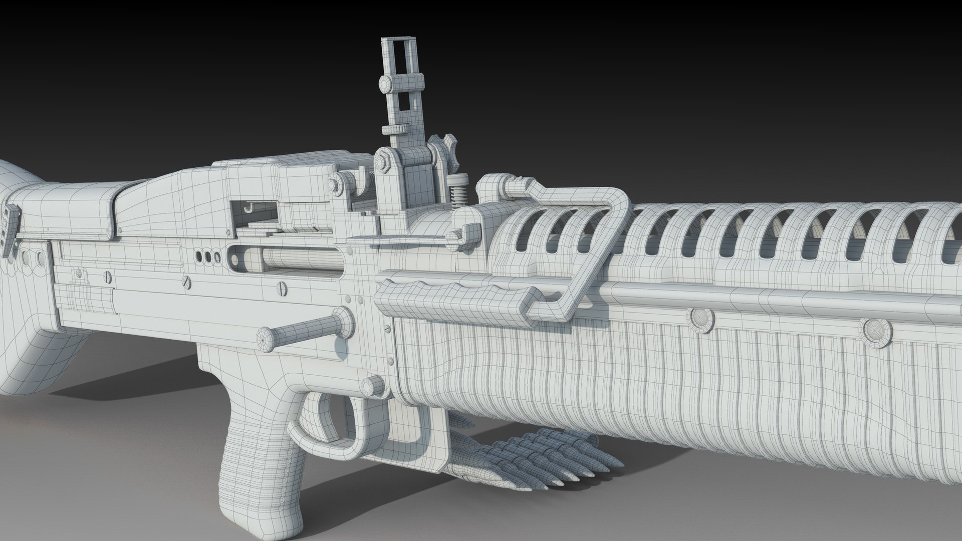 3D M60 Machine Gun - TurboSquid 1467184
