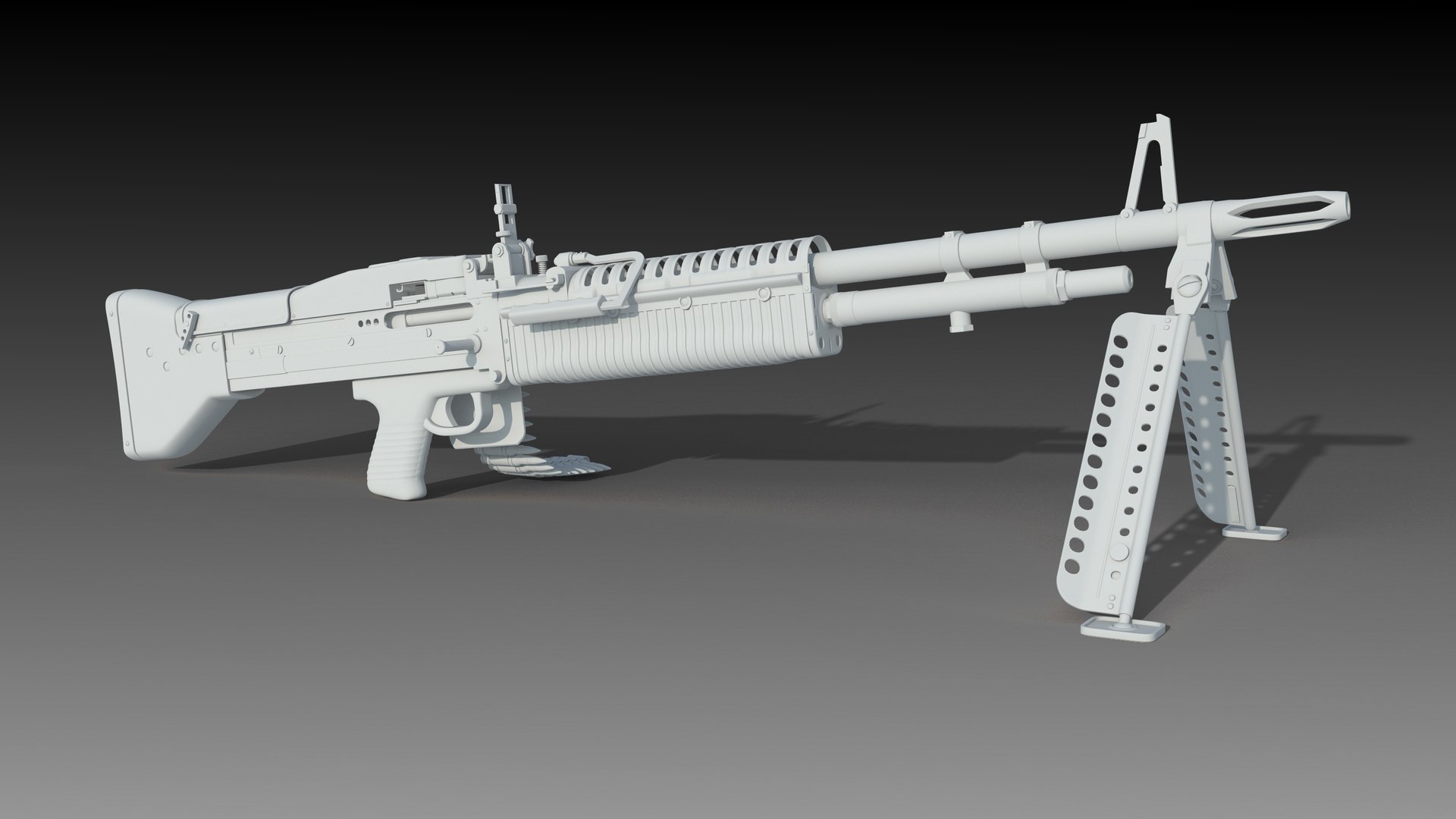 3D M60 Machine Gun - TurboSquid 1467184