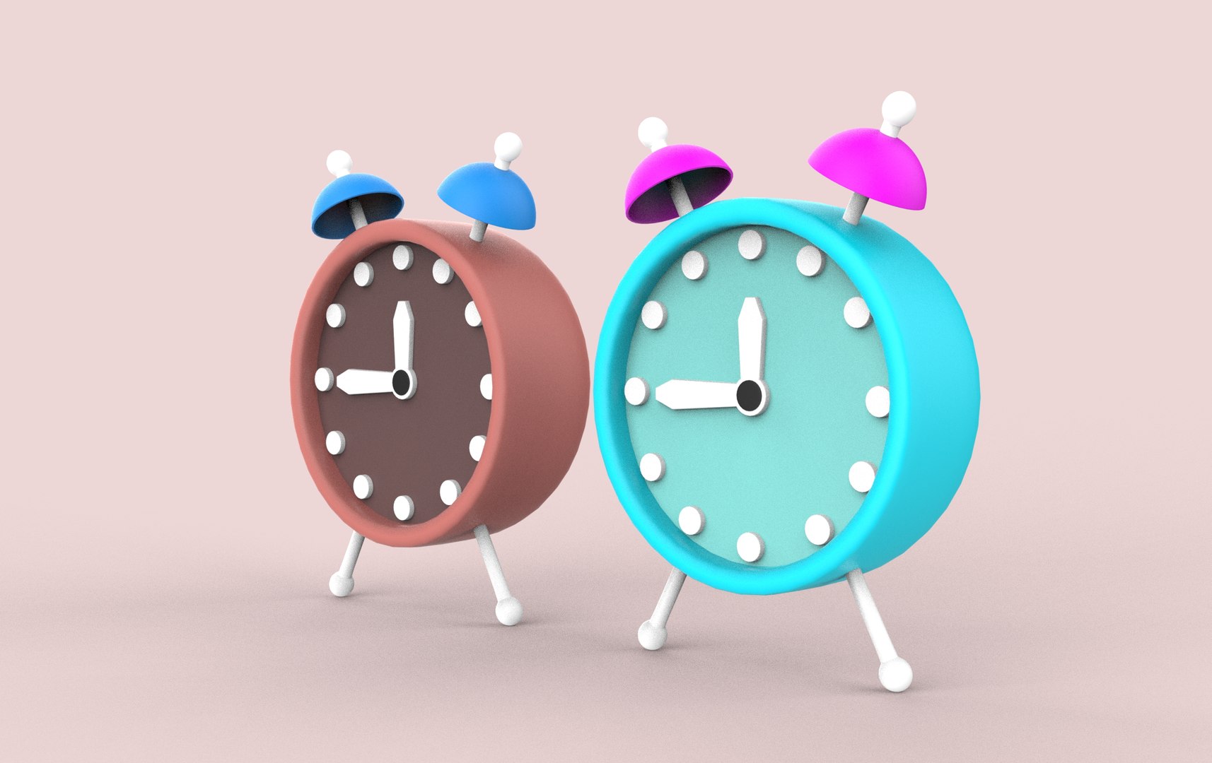 3D Alarm Clock 3D Model Model - TurboSquid 2333047