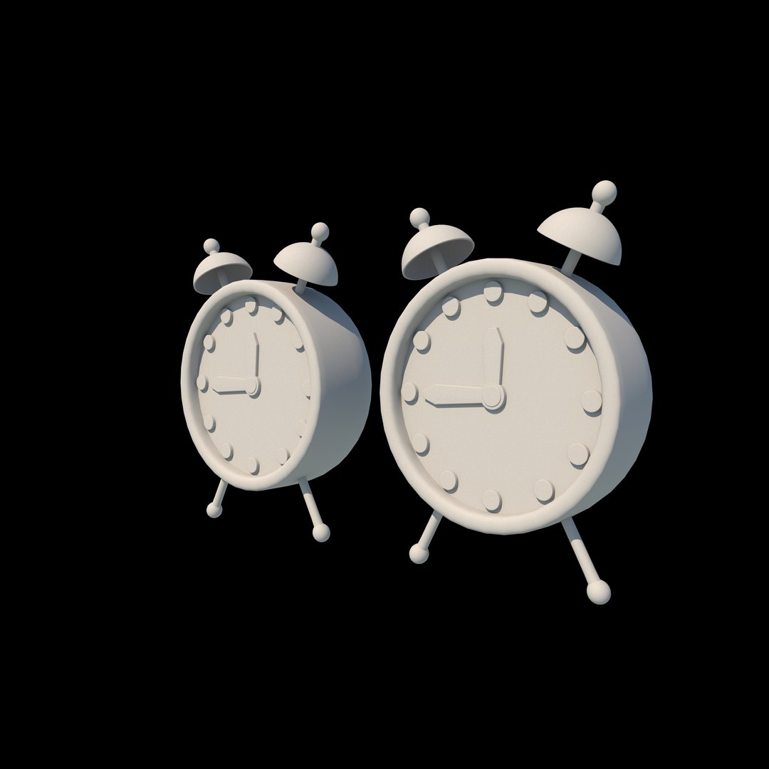 3D Alarm Clock 3D Model Model - TurboSquid 2333047