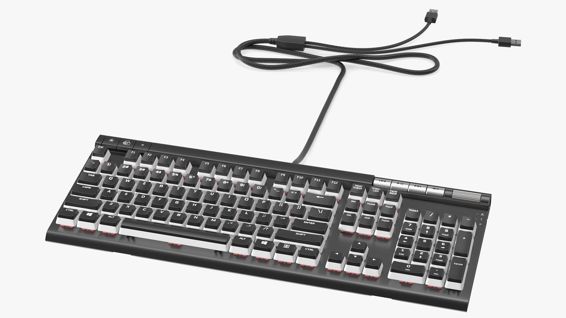 Free rgb mechanical gaming keyboard model - TurboSquid 1684020