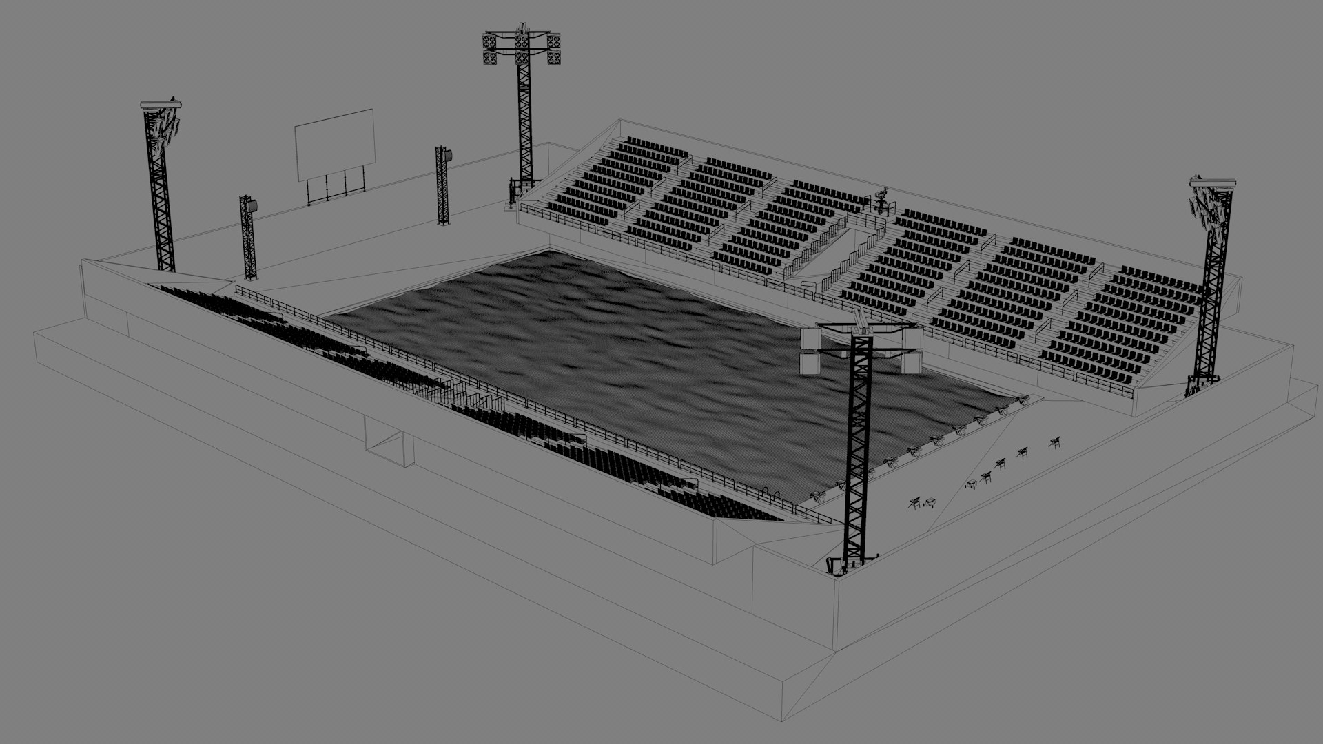 3D Outdoor Swimming Pool Model - TurboSquid 1886807