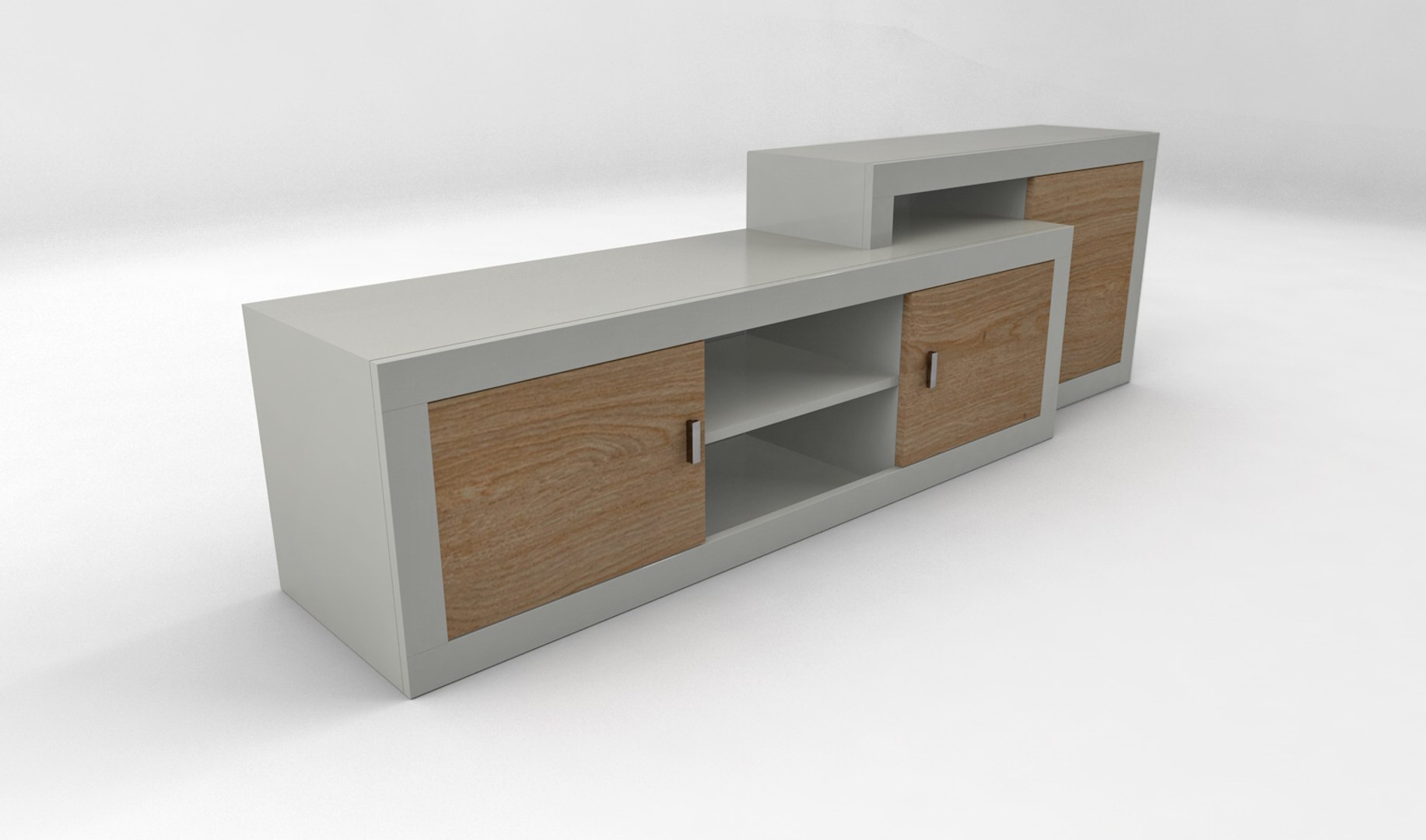 3D Modern Rack Tv - TurboSquid 1549263