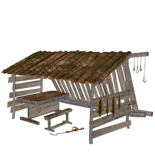 modelo 3d TrapperShack.obj - TurboSquid 620290