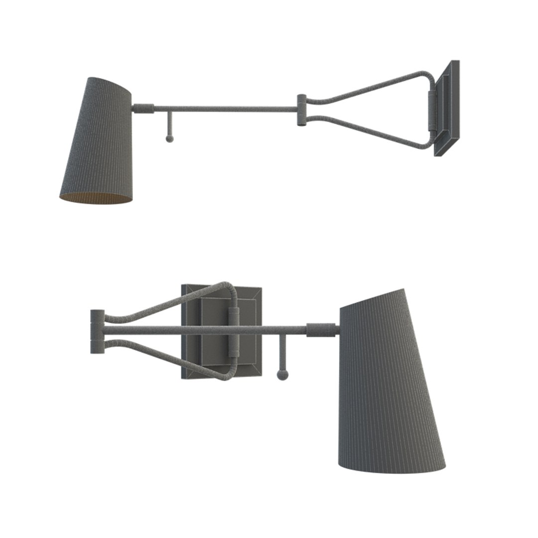 3D Keil Swing Arm Wall Light - TurboSquid 1233308