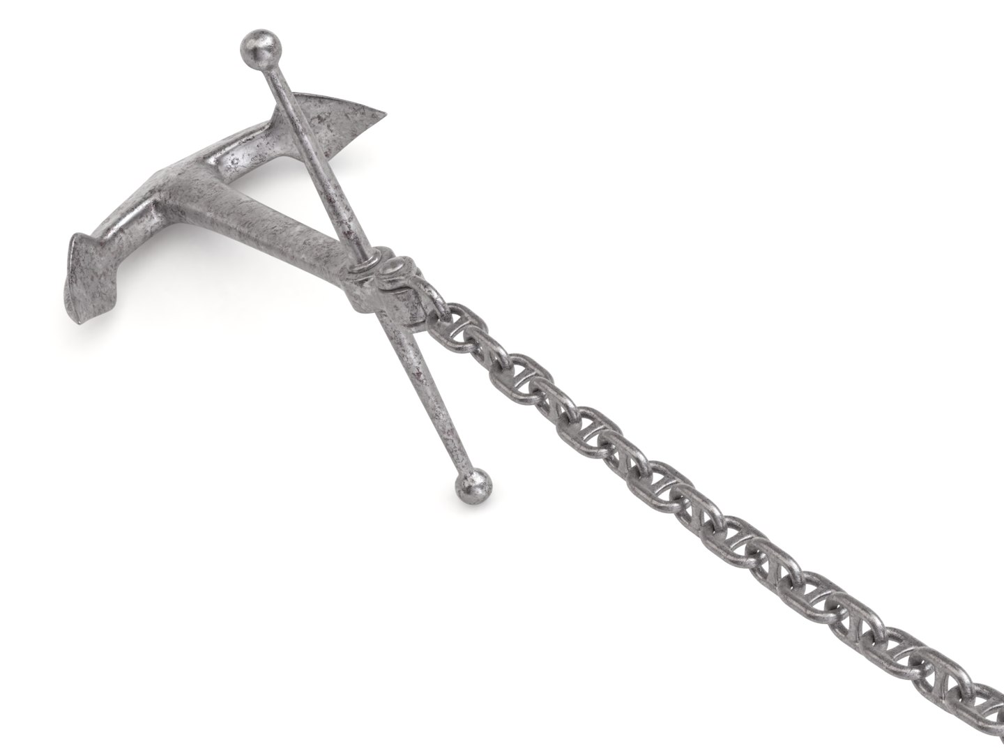 Vintage Anchor Chain 3D Model - TurboSquid 1583828