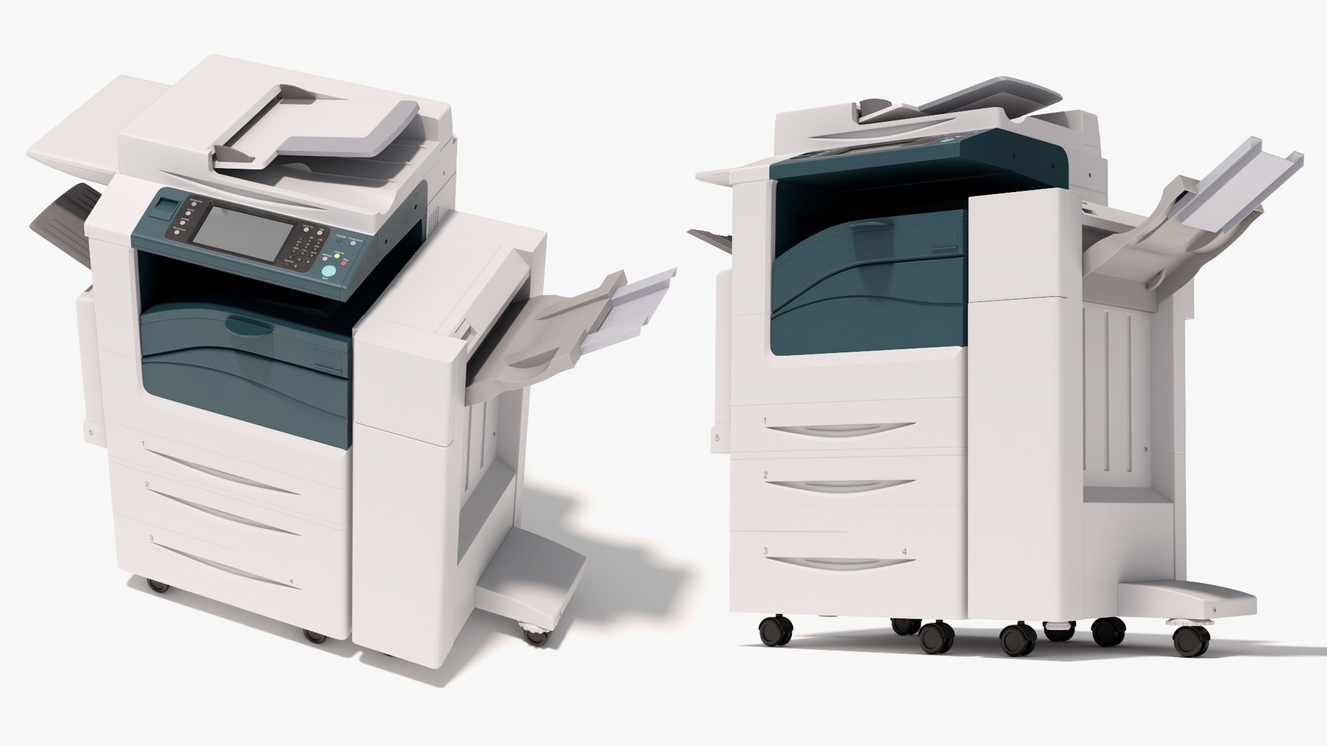 Office Multifunction Printer And Copier 3D Model - TurboSquid 2317648
