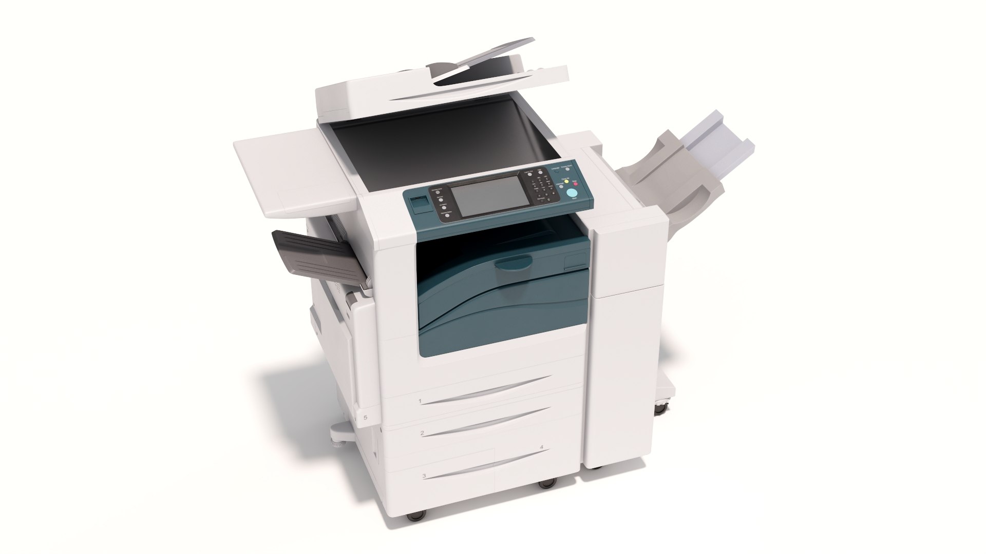 Office Multifunction Printer And Copier 3D Model - TurboSquid 2317648