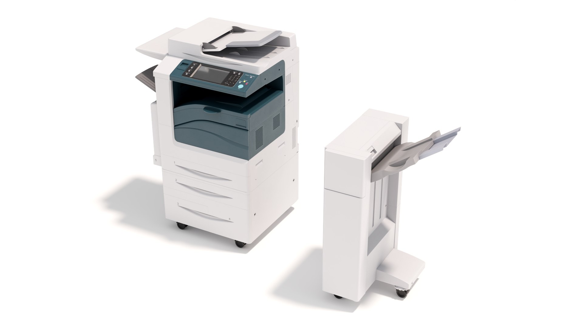Office Multifunction Printer And Copier 3D Model - TurboSquid 2317648