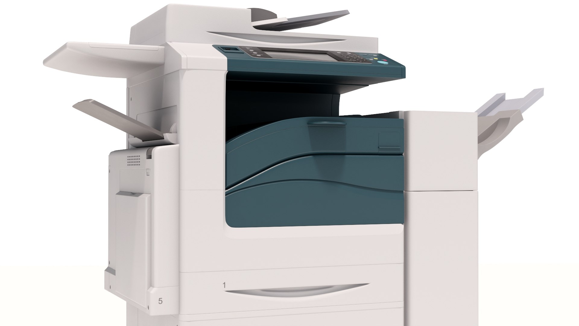 Office Multifunction Printer And Copier 3D Model - TurboSquid 2317648