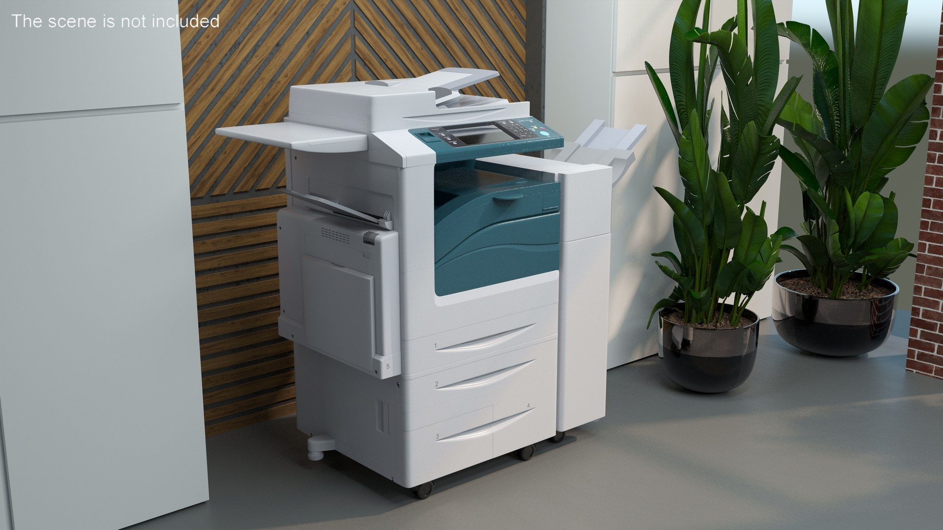 Office Multifunction Printer And Copier 3D Model - TurboSquid 2317648