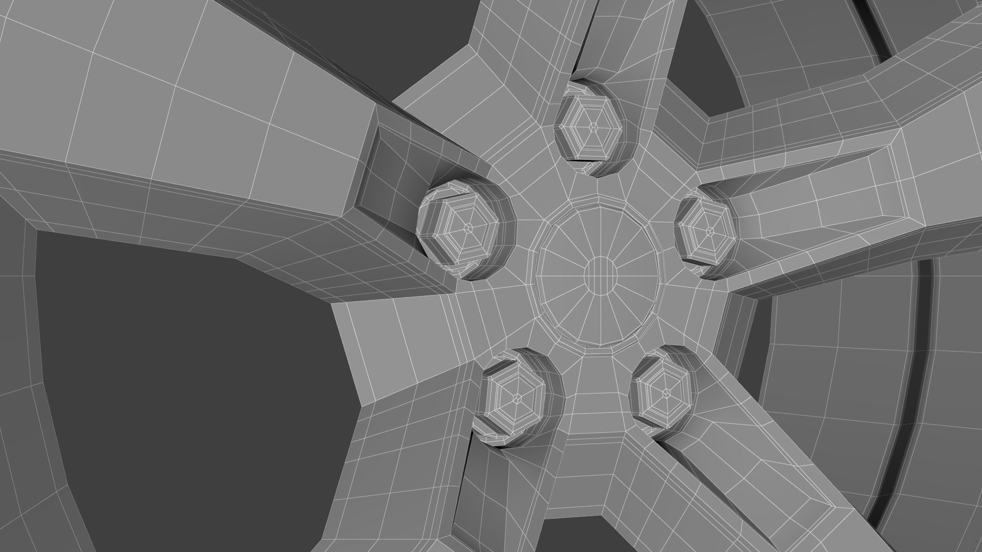 3D Dark Gray Oz Rim - TurboSquid 1479245