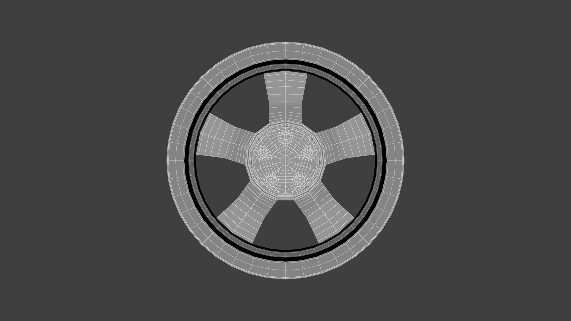 3D Dark Gray Oz Rim - TurboSquid 1479245