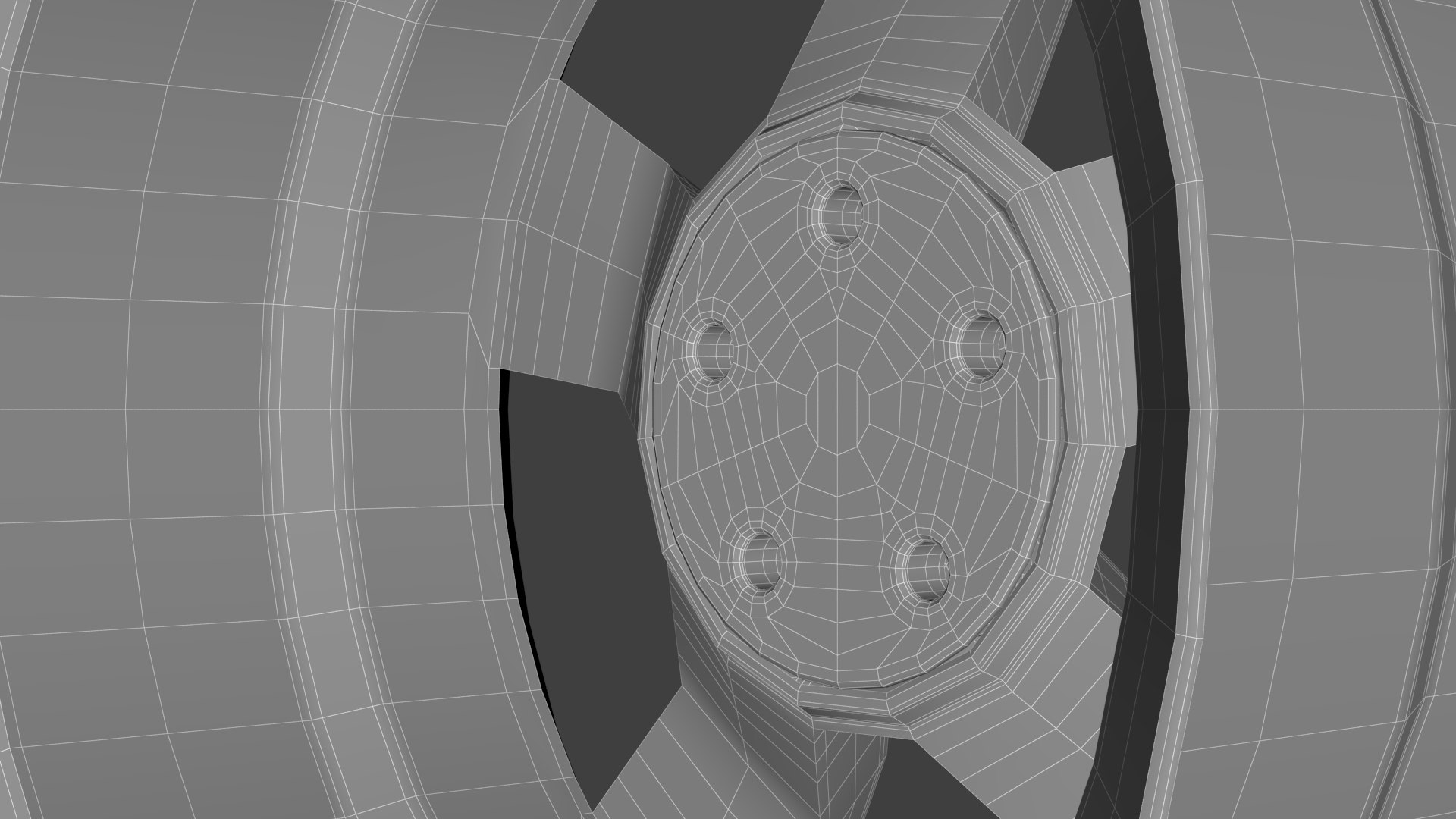 3D Dark Gray Oz Rim - TurboSquid 1479245