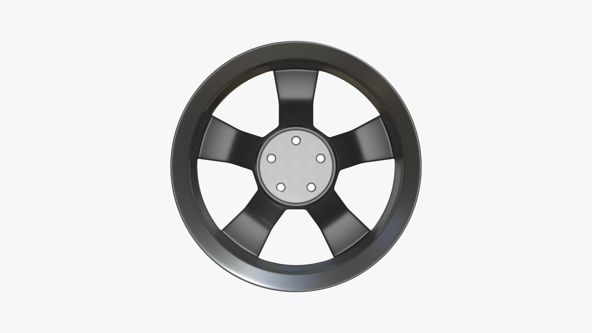 3D Dark Gray Oz Rim - TurboSquid 1479245