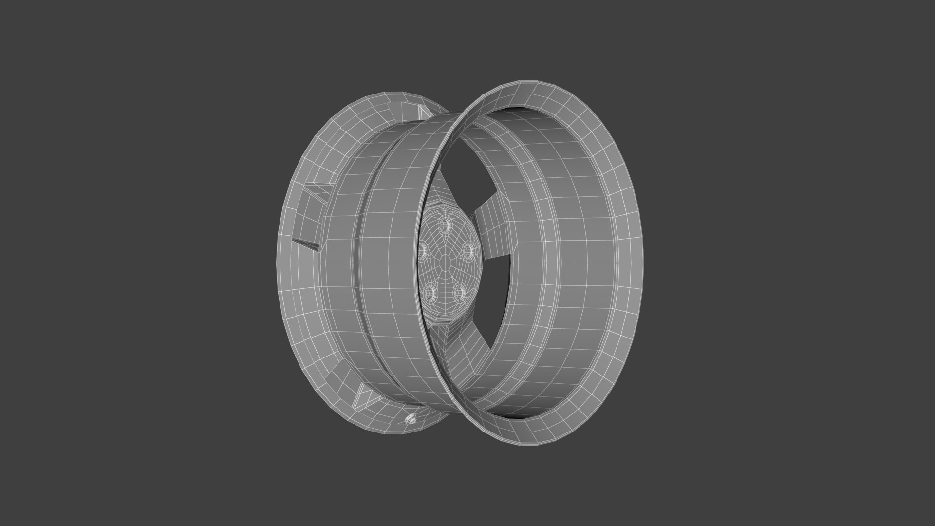 3D Dark Gray Oz Rim - TurboSquid 1479245