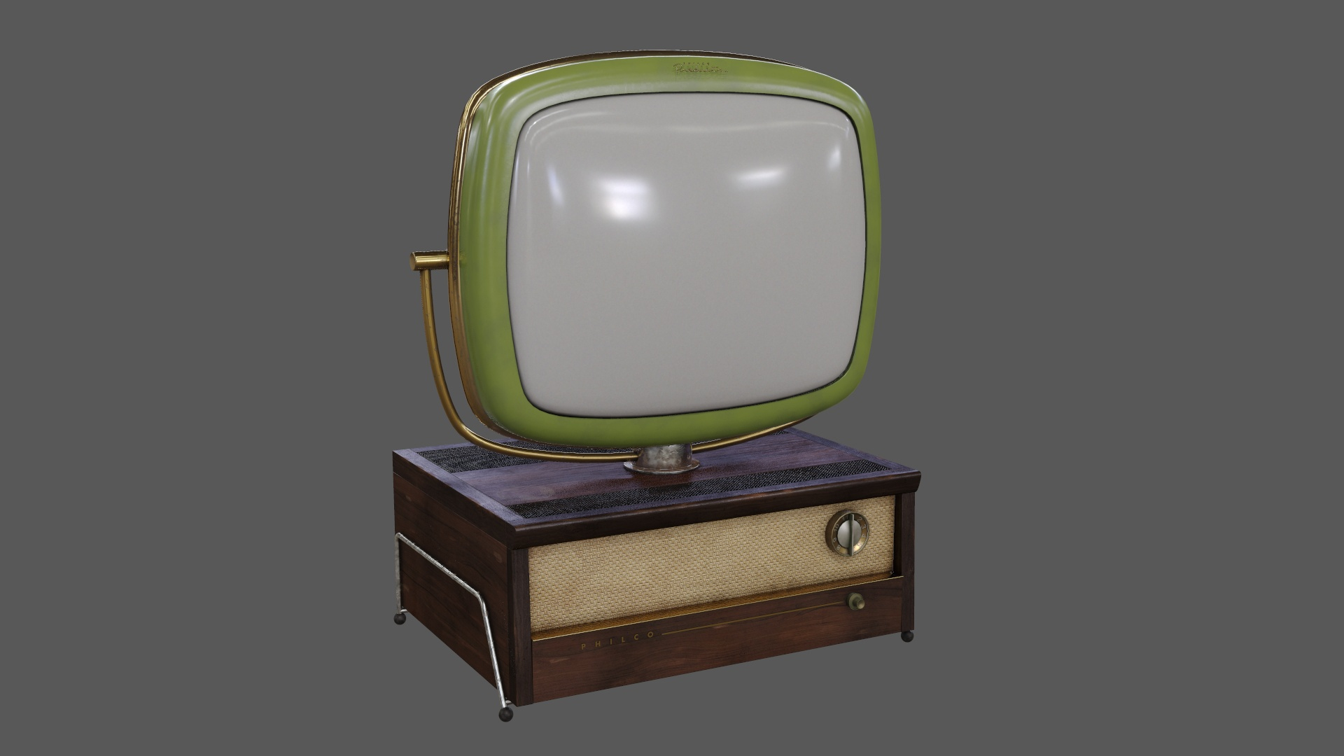 3D Television Philco Predicta Model - TurboSquid 1300267