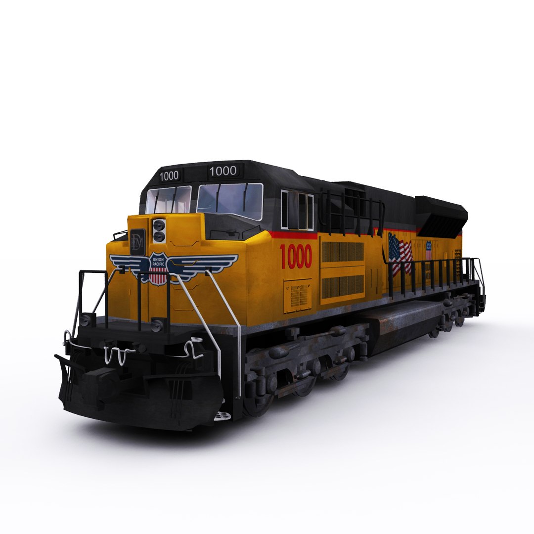 Emd Locomotive 3D Model - TurboSquid 1378700