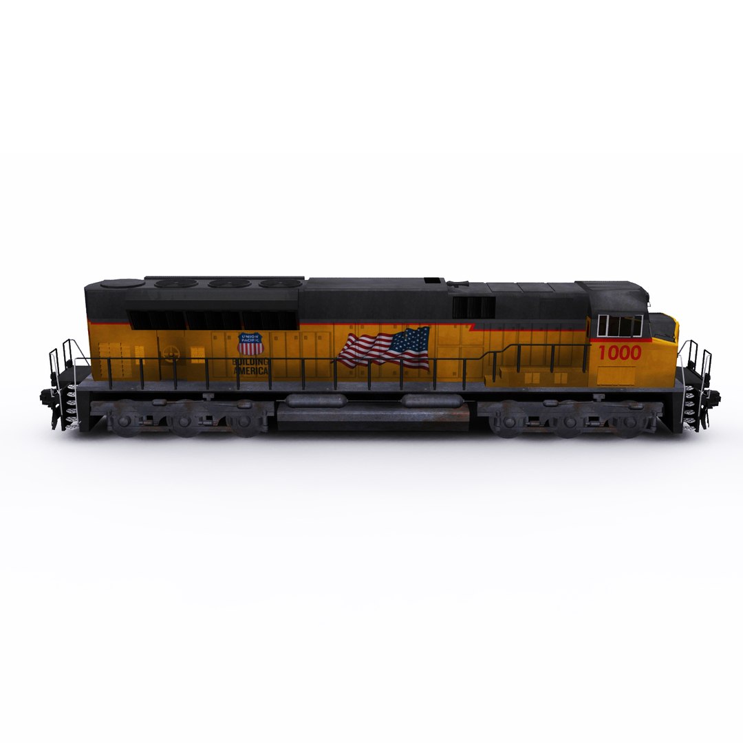 Emd Locomotive 3D Model - TurboSquid 1378700