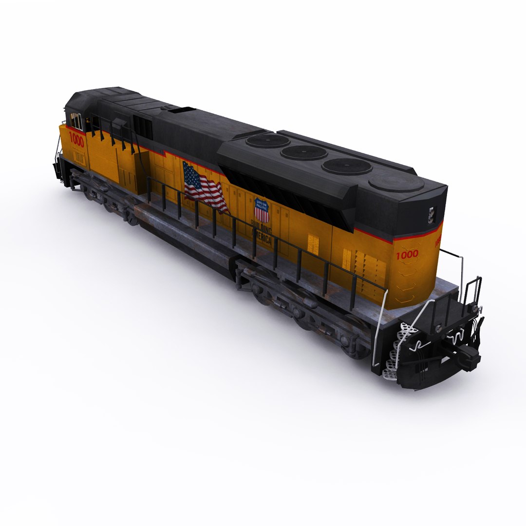Emd Locomotive 3D Model - TurboSquid 1378700