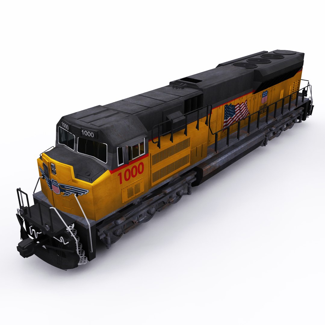 Emd Locomotive 3D Model - TurboSquid 1378700