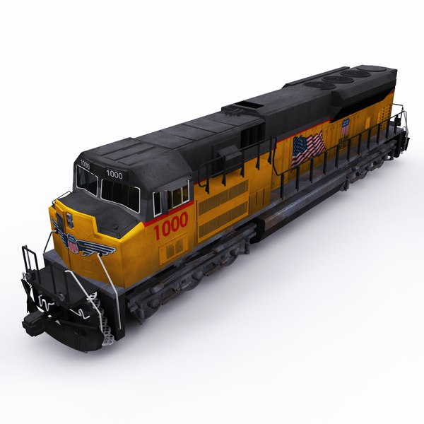 3d csx locomotive cargo carriage