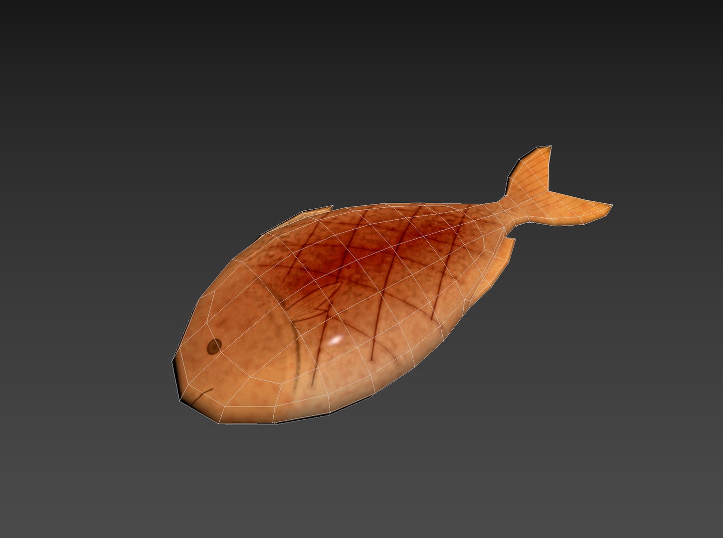 Grilled Fish 3D Model - TurboSquid 1695243