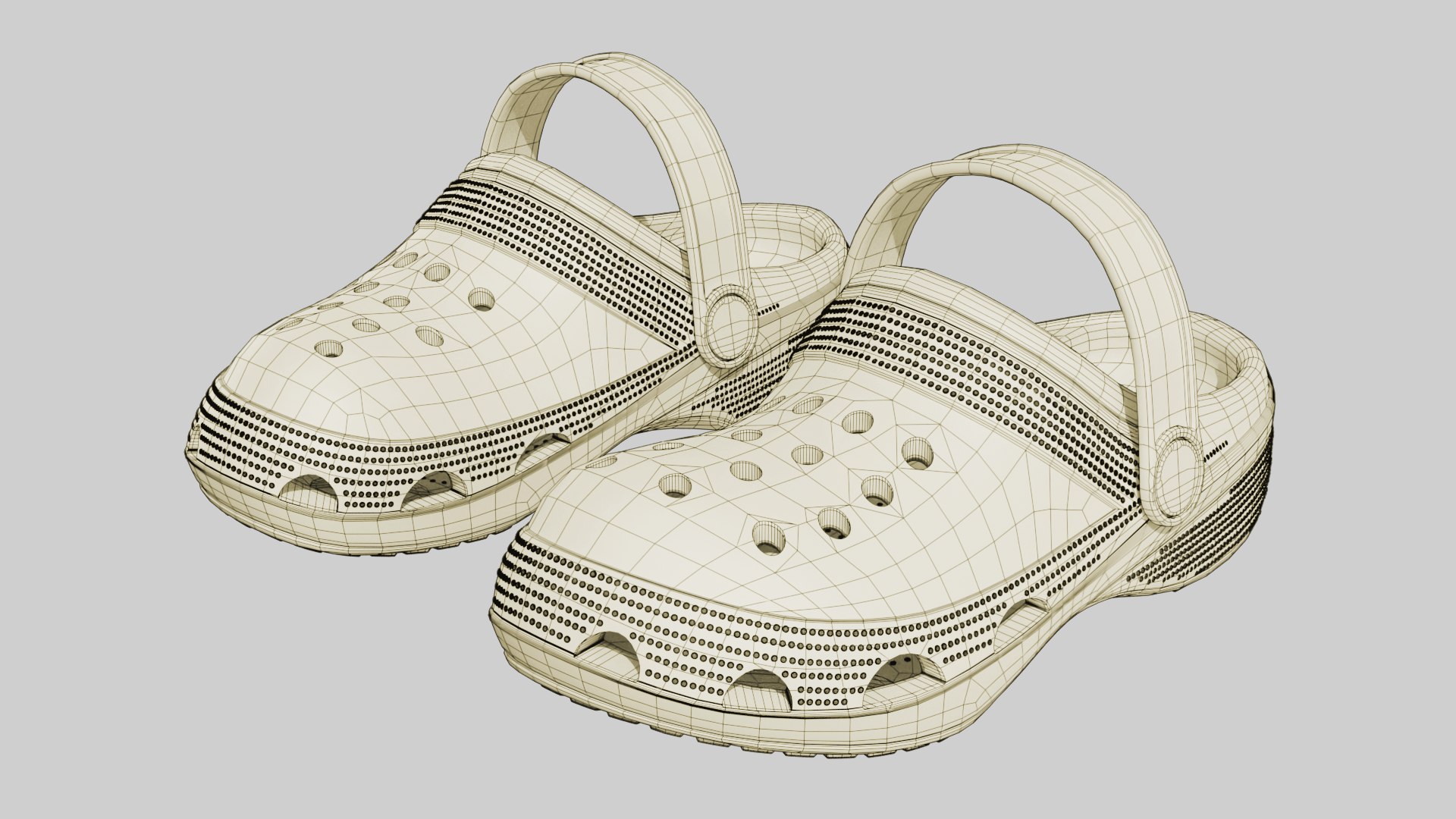 Kids Crocs 3D Model - TurboSquid 2378155