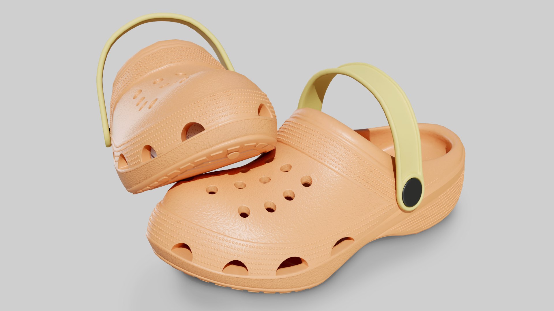 Kids Crocs 3D Model - TurboSquid 2378155