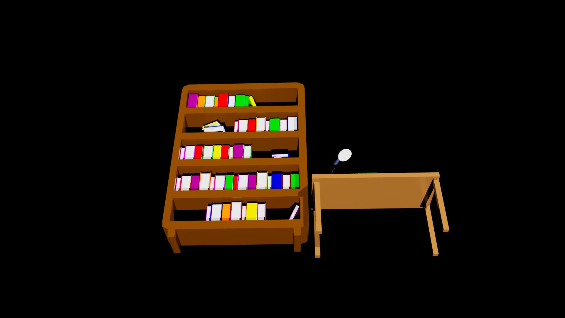 Mini Library Model - TurboSquid 2311515