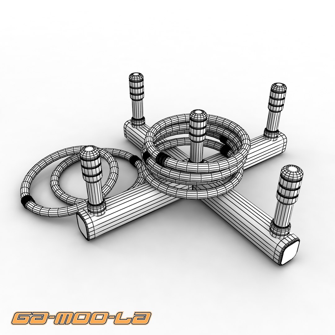Children Ring Toss Toy 3d Max