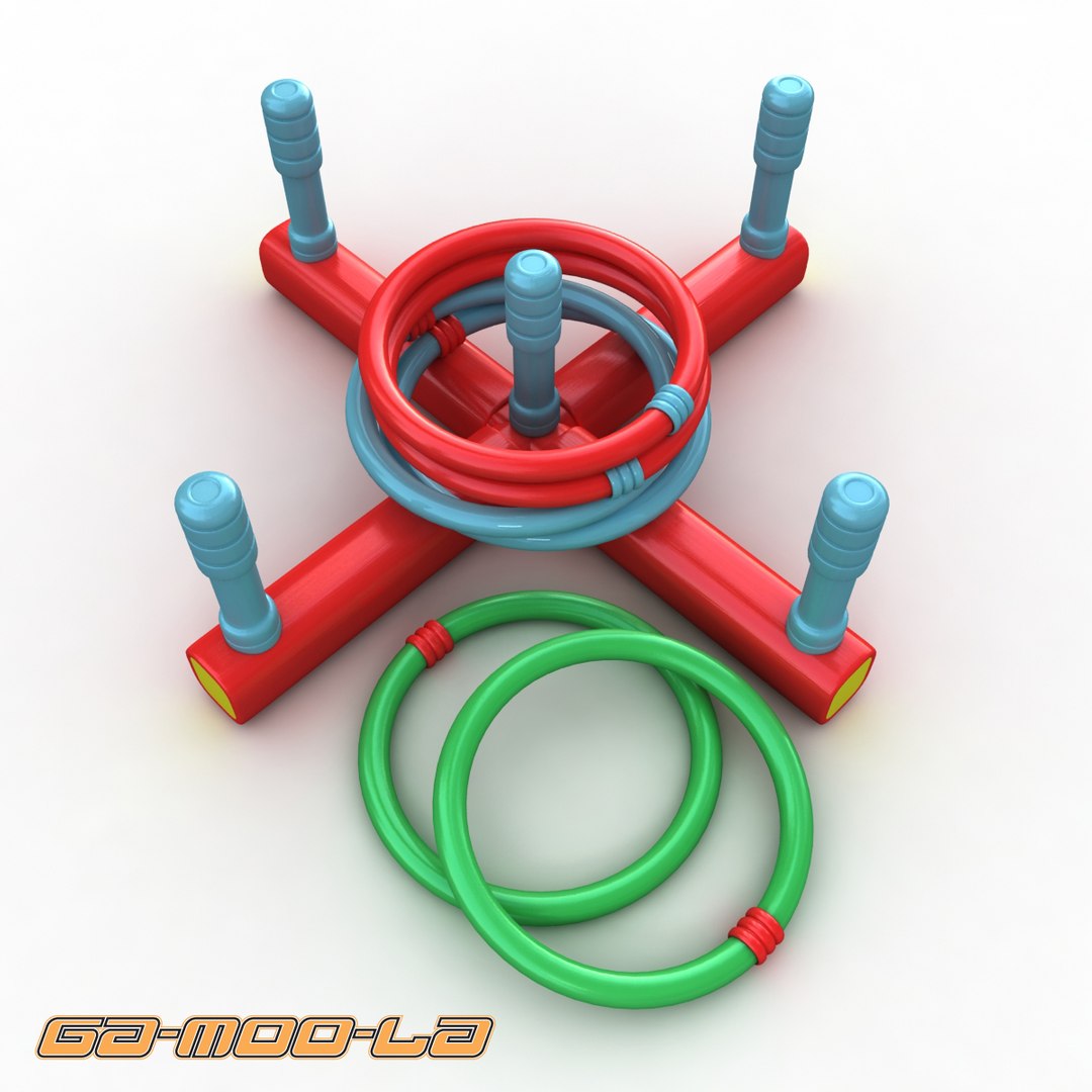 Children Ring Toss Toy 3d Max